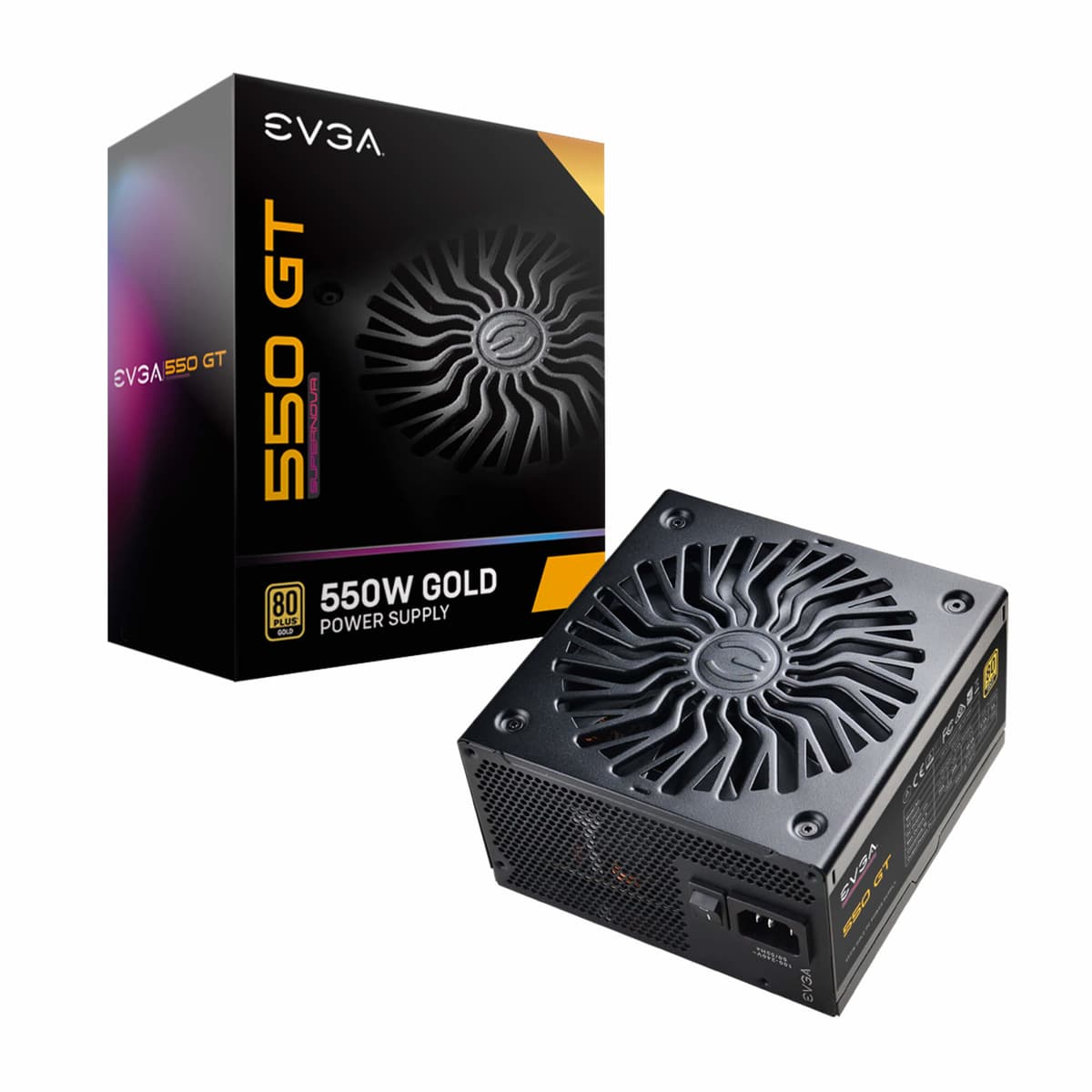 EVGA SuperNOVA 550 GT enhed til strømforsyning 550 W 24-pin ATX ATX ...