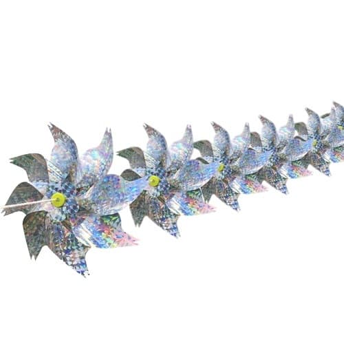 Reflekterande fågelavvisande vindhjul väderkvarnar - håll fåglar borta ...