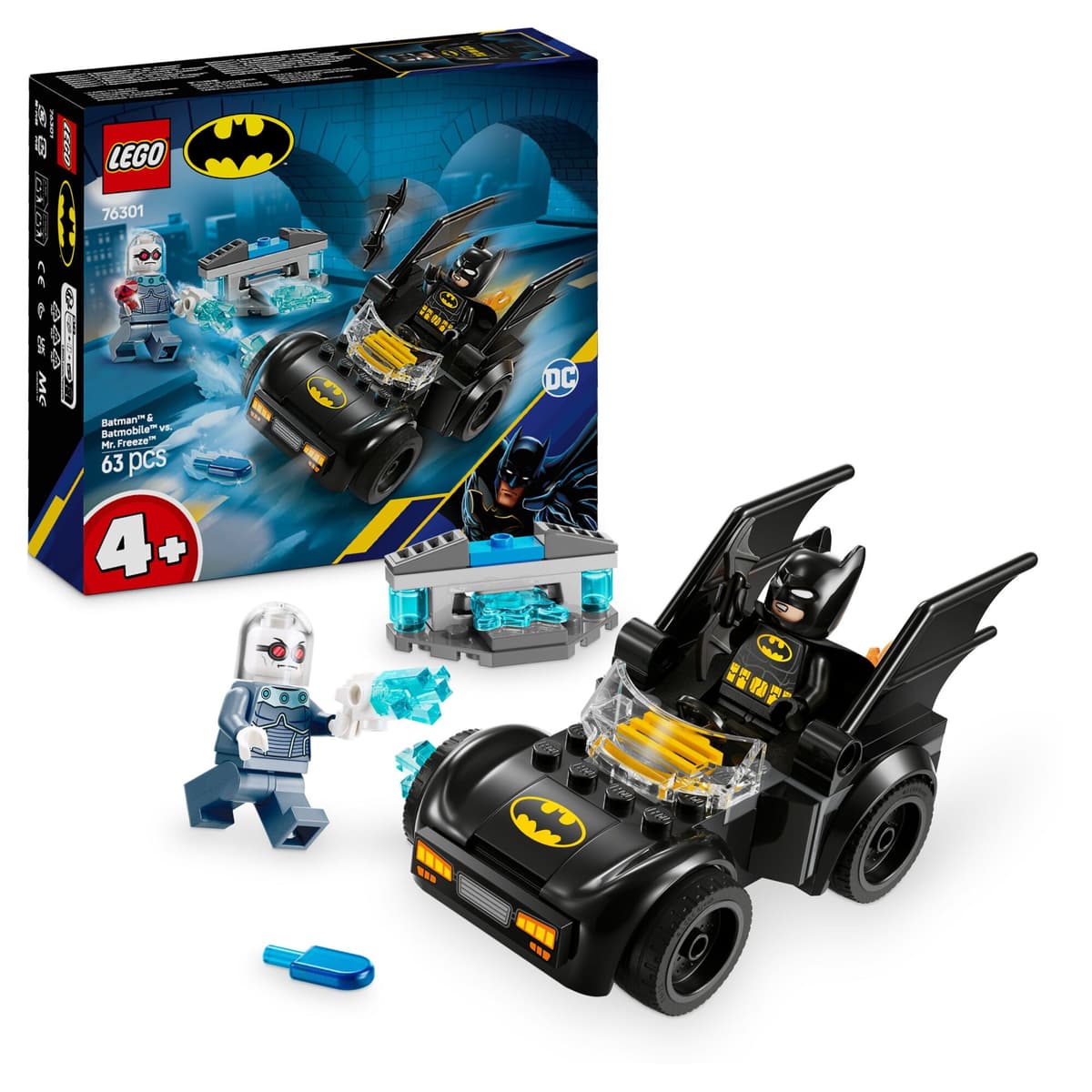 LEGO DC Batman Batman og Batmobile mod Mr. Freeze 76301 | Elgiganten ...