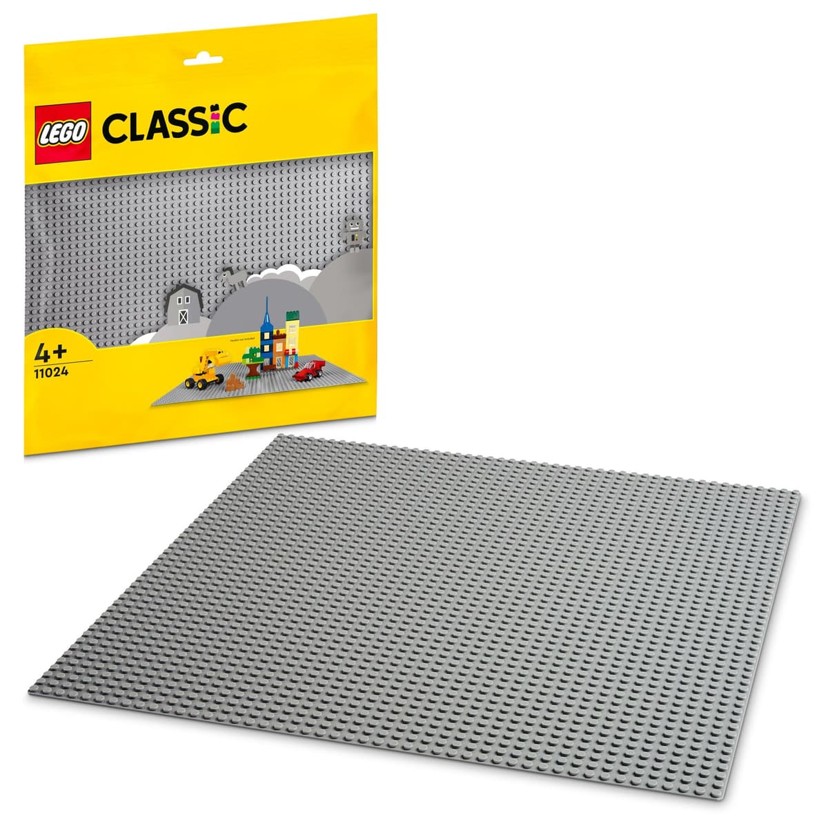 LEGO Classic Grå byggeplade 11024 | Elgiganten | Elgiganten