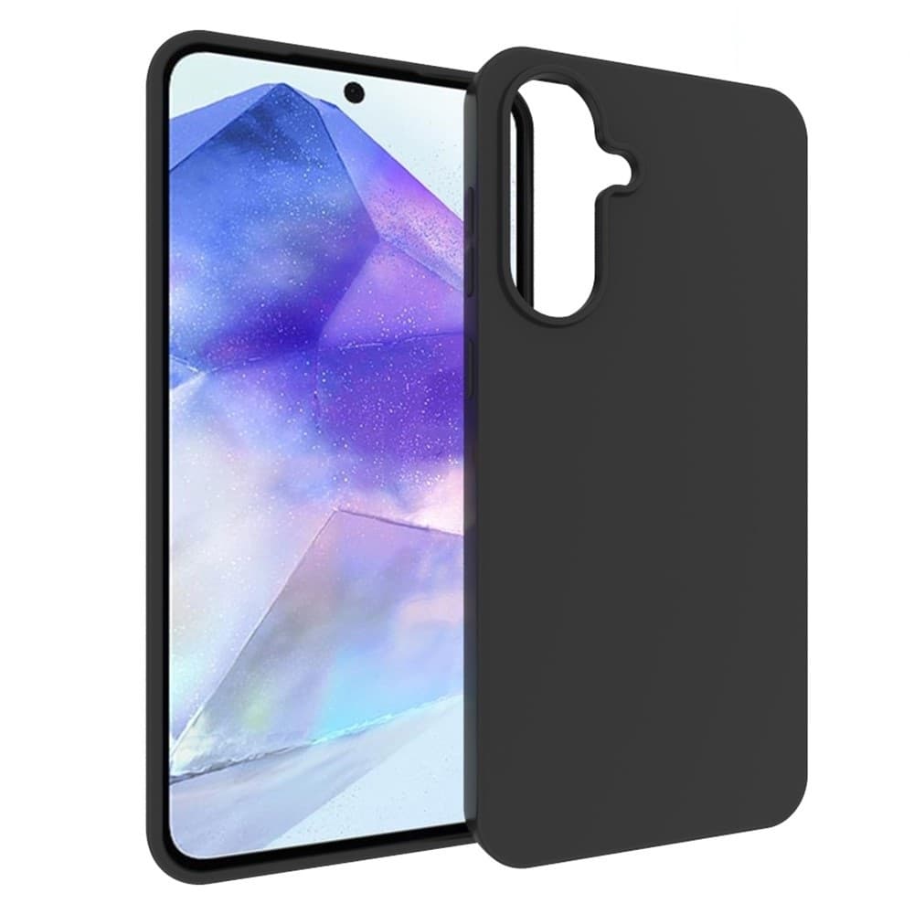 Til Samsung Galaxy A56 Case TPU Cover Bagside - Sort | Elgiganten ...