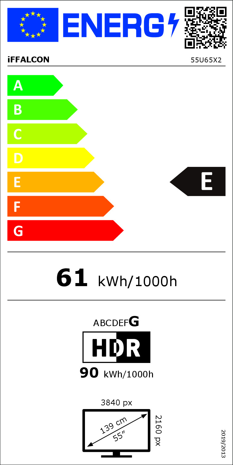 iFFALCON 55 U65 4K QLED TV (2025)