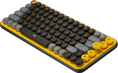 Logitech Pop Keys Wireless tastatur (Blast Yellow) | Elgiganten