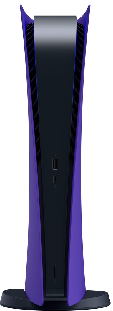 PS5 Digital Edition konsol-cover (Galactic Purple) | Elgiganten