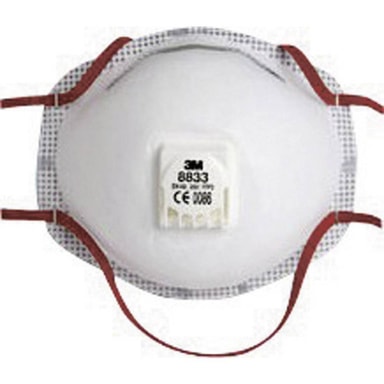 3M 8833 Finstøvmaske med ventil FFP3 10 stk EN 149:2001 | Elgiganten ...