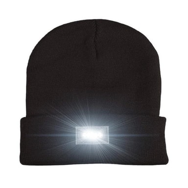 LED hat med fem indbyggede lys - svart | Elgiganten