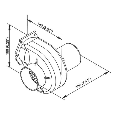 SIKU ML 100 Væg- og loftsventilator 230 V 98 m³/h 10 cm | Elgiganten