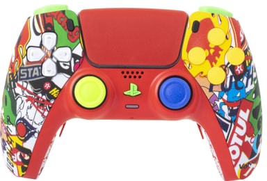 King PS5 Prime Pro trådløs controller (rød) | Elgiganten