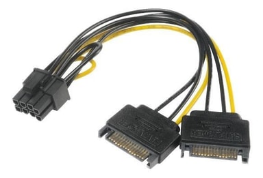 SATA power to 6+2pin PCIe | Elgiganten