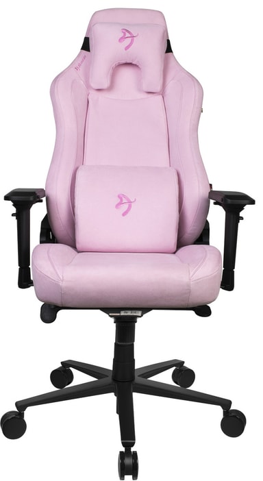 Arozzi Vernazza Supersoft gaming stol (pink) | Elgiganten