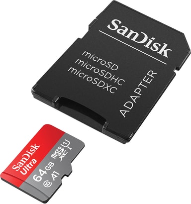 SanDisk Ultra® 64GB microSDXC™ UHS-I kort | Elgiganten