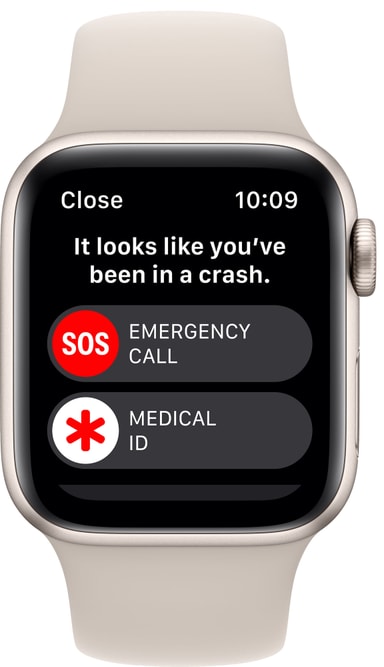 Apple Watch SE 2nd Gen 40 mm LTE (Starlight Alu/Starlight sportsbånd ...