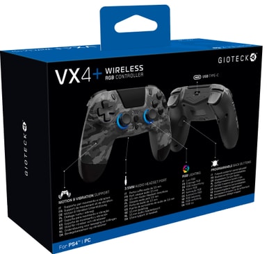 Gioteck VX4+ trådløs PS4-controller | Elgiganten | Elgiganten