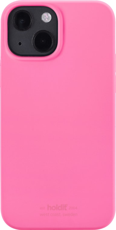 Holdit Silicone iPhone 13 cover (pink) | Elgiganten