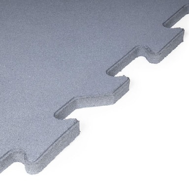 Nordic Fighter Gråt Gummigulv Brikker 15 mm | Elgiganten