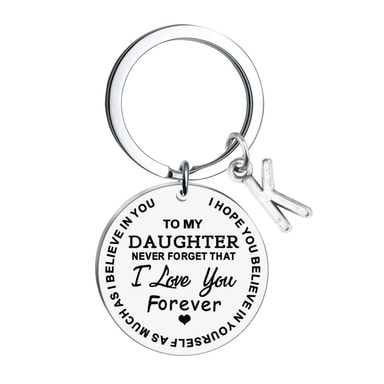 Nøglering gave til min datter bogstav K | Elgiganten