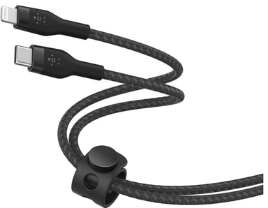 Belkin BoostCharge Pro Flex USB-C til Lightning-kabel (sort) | Elgiganten
