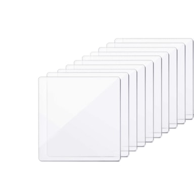 Dobbeltsidede klistermærker Sticky Gel Pads 10-pak Gennemsigtig ...