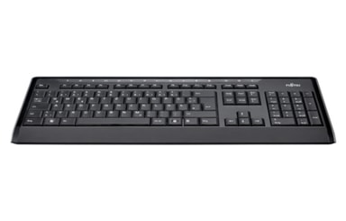 Fujitsu KB410, Full-size (100%), Ledningsført, USB, Mekanisk, QWERTY ...