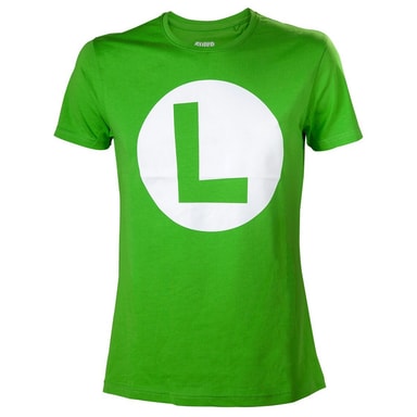 T-shirt Nintendo - Luigi - grøn (M) | Elgiganten