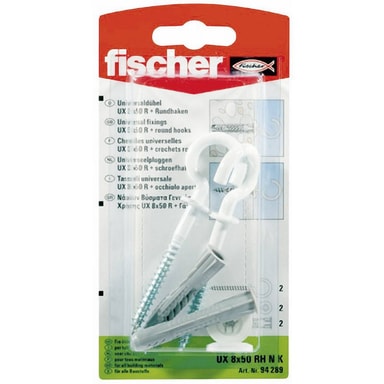 Fischer UX 8 x 50 RH N K Universalrawplug 50 mm 8 mm 94289 2 stk ...