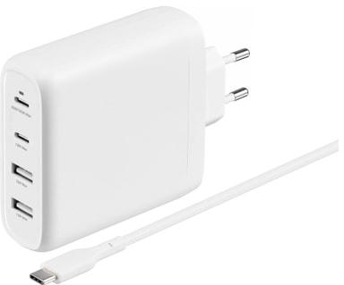 Sandstrom 100w USB PD vægoplader med USB-C-kabel | Elgiganten