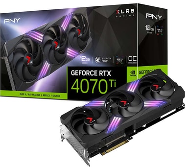 PNY GeForce RTX 4070 Ti 12GB XLR8 Gaming OC grafikkort | Elgiganten ...
