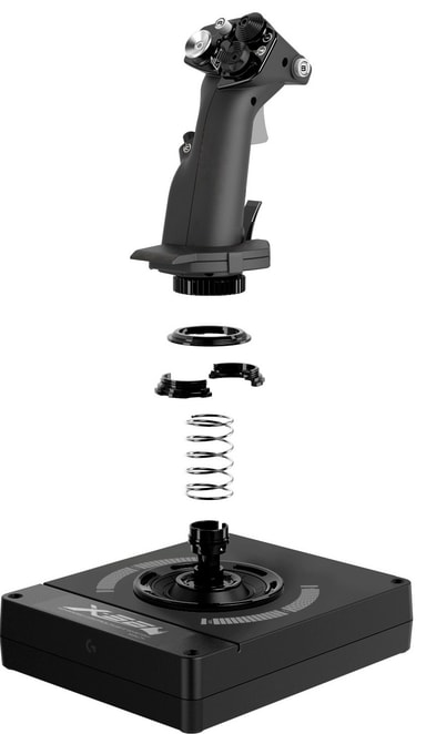 Logitech G Saitek X56 Rhino V2 flight-kontrolsystem | Elgiganten