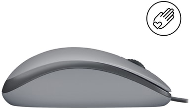 Logitech M110 Silent mus med ledning (blå) | Elgiganten | Elgiganten