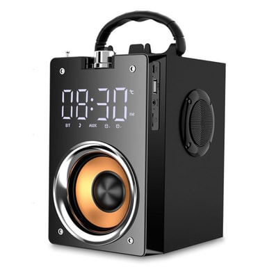 Bærbar genopladelig Bluetooth-højttaler Trådløs musik Subwoofer Digital ...