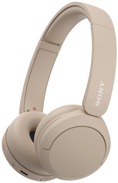 Sony WH-CH520 trådløse on-ear høretelefoner (beige) | Elgiganten ...