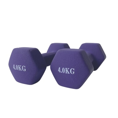 ASG NEOPRENE DUMBBELL SET 4KG | Elgiganten