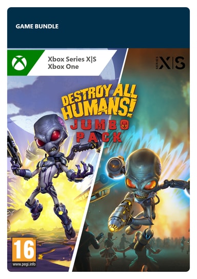 Destroy All Humans! 2 Reprobed: Jumbo Pack - XBOX One,Xbox Series X,Xb | Elgiganten | Elgiganten