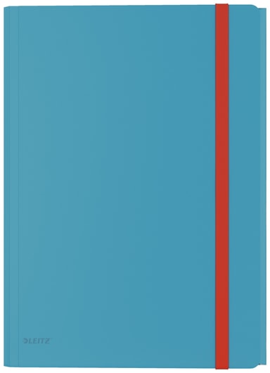 3 klap mappe Leitz Cosy A4 PP blå | Elgiganten