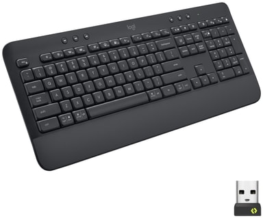 Logitech Signature K650 trådløst tastatur (sort) | Elgiganten | Elgiganten