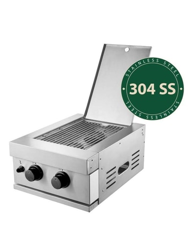 Myoutdoorkitchen - Built-in - Sidebrænder med dobbelte plader, til ...