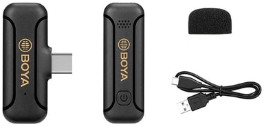 BOYA BY-WM3T2-U1 USB-C trådløs mikrofon | Elgiganten | Elgiganten