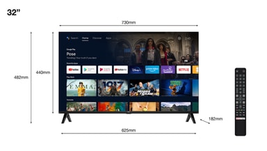 TCL 32" FHD 7900 Full HD LED Smart TV (2023) | Elgiganten | Elgiganten