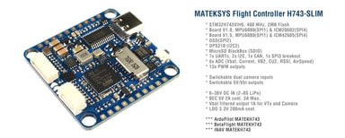 Mateksys H743-SLIM V3 Flight Controller | Elgiganten