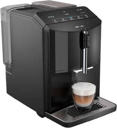 Siemens EQ300 espressomaskine TF301E09 (Piano sort) | Elgiganten ...