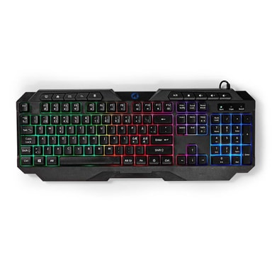 Nedis Wired Gaming Keyboard | USB Type-A | Membrane Nøgler | LED ...