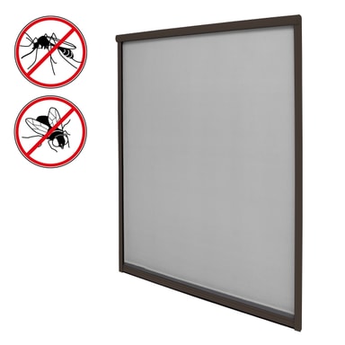 Myggenet insekt skærmen rulle ramme vindue blinde aluminium netto Brun ...