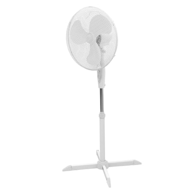 Stand Fan Gulv Ventilator Ventilator Oscillerende Fan Fan 45W Hvid ...