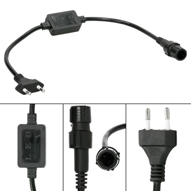 ECD Germany LED-lys slangelys slange 10 meter - kølig hvid 6000K - 36 ...