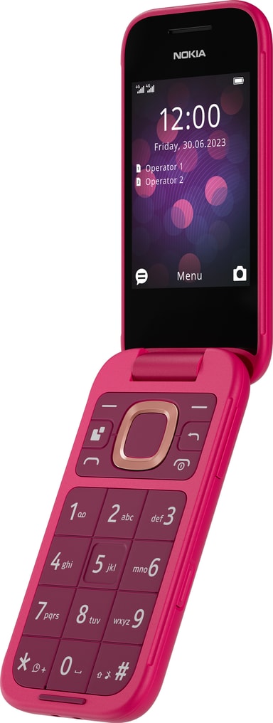Nokia 2660 flip-mobil (pink) | Elgiganten