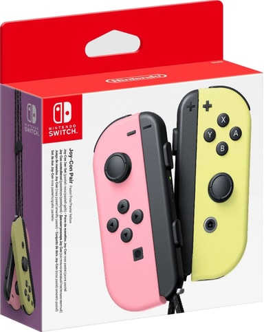 Nintendo Switch Joy-Con controller par (pastel pink + pastel gul ...