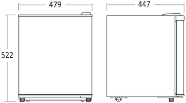 Scandomestic fryser SFS 56 W | Elgiganten | Elgiganten