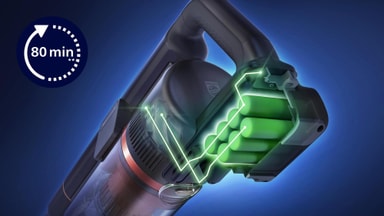 Philips 8000 Series Aqua Plus ledningsfri stangstøvsuger XC8057/01 ...