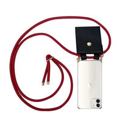 iPhone 12 MINI Etui Cover Kæde (Rød) | Elgiganten