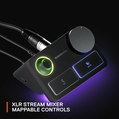 SteelSeries Alias mikrofon med XLR-stream mixer | Elgiganten | Elgiganten